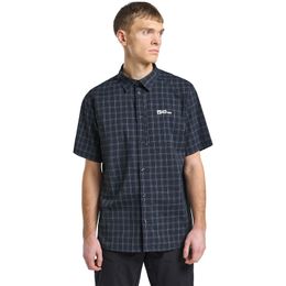 Jack Wolfskin Herren Funktionshemd &raquo;NORBO S/S SHIRT M&laquo; blau S (48), Normalgr&ouml;&szlig;en