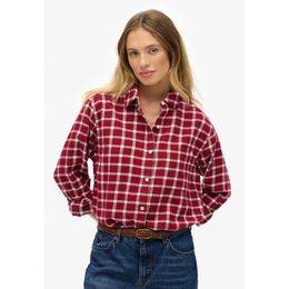 Superdry Damen Karobluse &raquo;CHECK FLANNEL BOYFRIEND SHIRT&laquo; S