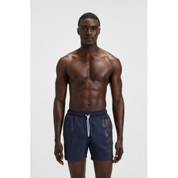 BOSS Herren BOSS Badeshorts &raquo;Octopus&laquo; Mit BOSS Logoschriftzug, elastischer Taillenbund mit Kordel XL, N-Gr