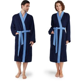 M&ouml;ve Unisex-Bademantel &raquo;Superwuschel Kimono mit Blende&laquo; 1 Stk. ideal f&uuml;r Sauna & Spa, Hotelbademantel Walkfrottier