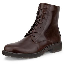 Ecco Damen Schn&uuml;rstiefelette &raquo;METROPOLE VIENNA&laquo; Schn&uuml;rboots, Klassik-Stiefelette mit Dual-Fit-Innensohle braun 39
