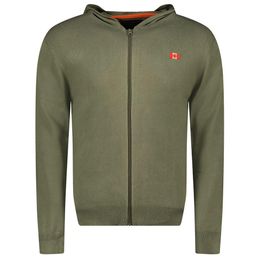 Canadian Peak Cardigan "Felinoodeak" in Khaki - 64% | Gr&ouml;&szlig;e L | Herren-pullover-cardigans