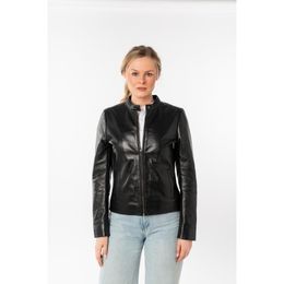 Mauritius Damen Lederjacke &raquo;MWMair&laquo; mit Stehkragen & Drucker, Slim Fit XS Trachtenmode