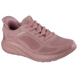 Skechers Damen Slip-On Sneaker &raquo;BOBS SQUAD CHAOS-CURRENT MUSE&laquo; Freizeitschuh f&uuml;r Maschinenw&auml;sche geeignet rosa 35