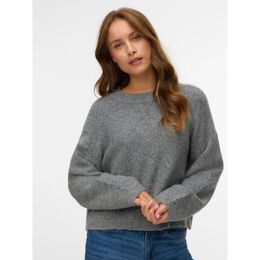 V&eacute;ro Moda Vero Moda Damen Strickpullover &raquo;VMBANG LS O-NECK PULLOVER BOO&laquo; grau XL