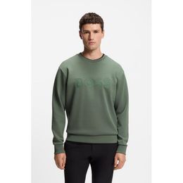 BOSS Green Herren BOSS Green Sweatshirt &raquo;Salbo&laquo;, mit Logodruck gr&uuml;n XL