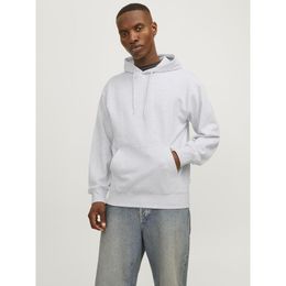 Jack & Jones Jack & Jones Herren Kapuzensweatshirt &raquo;JJECHARGE SWEAT HOOD NOOS&laquo;, mit Kapuze grau S