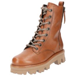 Paul Green Damen Schn&uuml;rstiefelette &raquo; Stiefelette Glattleder&laquo; braun 40