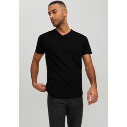 Jack & Jones Jack & Jones Herren V-Shirt &raquo;JJEORGANIC mit V-Ausschnitt, l&auml;ssig kombinierbar, ideal f&uuml;r Alltag&laquo; unifarben, modisch, regular fit, Baumwolle, V-