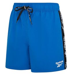 Reebok Herren Badeshorts &raquo;Duke&laquo; mit Kordelzug und elastischem Bund, mit Logo, atmungsaktiv, basic blau XL, N-Gr
