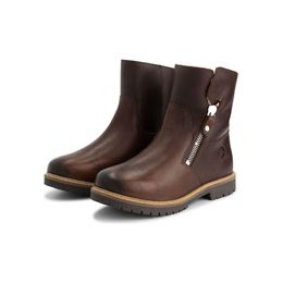TRAVELIN' Leder-Boots in Braun - 51% | Gr&ouml;&szlig;e 43 | Damen-stiefel