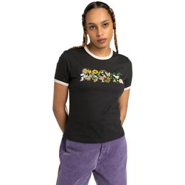 Element Damen T-Shirt &raquo;Yarnhill Ringer&laquo; schwarz M