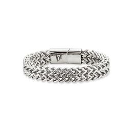 Bruno Banani Herren Armband &raquo;Schmuck Geschenk Armkette Ankerkette 12 mm breit Silber&laquo; silber