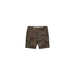 Alpha Industries Damen Shorts &raquo;Crew Short Camo&laquo; gr&uuml;n 33, Normalgr&ouml;&szlig;en