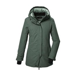 Killtec Damen Parka &raquo;KOW 93 WMN PKR&laquo; Wasser- und winddichter Damenparka, atmungsaktiv, recyceltes Material grau 38