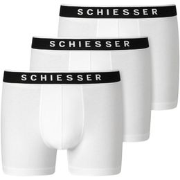 Schiesser Herren Boxer &raquo;95/5&laquo; 3er-Pack, mit sportlichem Webgummibund wei&szlig; 8