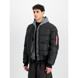 Alpha Industries Herren Steppjacke &raquo;MA-1 Logo Puffer&laquo; ohne Kapuze L