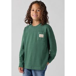 Levi's Kids Jungen Levi's Kids Langarmshirt &raquo;LVB LONG SLEEVE POCKET TEE&laquo; mit Brusttasche, for Boys 4 (104)
