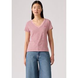 Levi's Levi's Damen V-Shirt &raquo;PERFECT VNECK&laquo; mit Mini-Batwing-Logostickerei M (38)