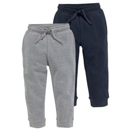 Kidsworld Jungen Kidsworld Sweathose &raquo;2er Pack Jogginghosen&laquo; , immer eine passende Hose dabei blau 116/122, N-Gr