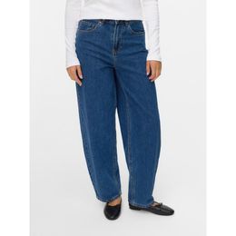 V&eacute;ro Moda Vero Moda Damen Mom-Jeans &raquo;VMBILLIE HR BARREL ANK JEANS LI3142 NOOS&laquo; blau 29, L&auml;nge 32