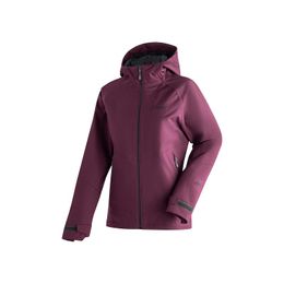 Maier Sports Damen Outdoorjacke &raquo;Solo Tipo W&laquo; Damen Wanderjacke, atmungsaktiv und wasserdicht, Regenjacke mit Kapuze pink 42