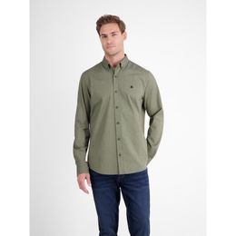 Lerros Herren Lerros Langarmhemd &raquo;Oxford Solid&laquo; mit Button-Down-Kragen L, N-Gr