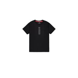 Alpha Industries Herren T-Shirt &raquo;Alpha Puff Print T-Shirt&laquo; schwarz S