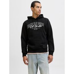 Jack & Jones Jack & Jones Herren Kapuzensweatshirt &raquo;JJMAKOTO SWEAT HOOD&laquo; schwarz S