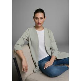 Laura Scott Damen Longblazer mit Rei&szlig;verschl&uuml;ssen gr&uuml;n 44