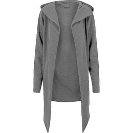 Urban Classics Herren Urban Classics Strickjacke &raquo; Herren Long Hooded Open Edge Cardigan&laquo; 1 L