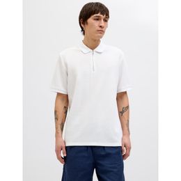Jack & Jones Jack & Jones Herren Poloshirt &raquo;JJEAUSTIN ZIP POLO SS NOOS&laquo; mit Polokragen S