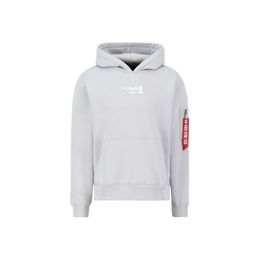 Alpha Industries Damen Hoodie &raquo;Metal Plate Hoodie&laquo; grau XXL