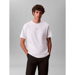 Calvin Klein Herren T-Shirt &raquo;SS STRETCH PIQUE NANO EASY TEE&laquo; Mit Rundhalsausschnitt wei&szlig; XL