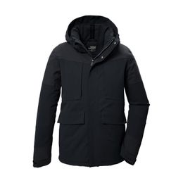 Killtec Herren Funktionsjacke &raquo;KOW 81 MN JCKT&laquo; Wasserdichte Herrenjacke mit abnehmbarer Kapuze und vielen Taschen schwarz XL