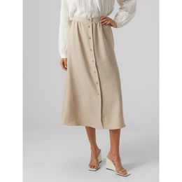 V&eacute;ro Moda Vero Moda Damen Maxirock &raquo;VMMELANEY HW BUTTON CALF SKIRT WVN NOOS&laquo; S (36)