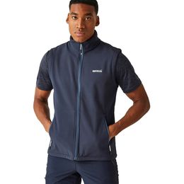 Regatta Softshellweste "Bradwell III" in Dunkelblau - 57% | Gr&ouml;&szlig;e S | Herren-outdoorjacken