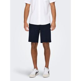Only & Sons Only & Sons Herren ONLY & SONS Chinoshorts &raquo;ONSMARK 0209 MELANGE SHORTS NOOS&laquo; blau S, N-Gr