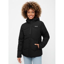 Bench. Damen Steppjacke &raquo;KRIYA&laquo; mit Kapuze leichte Winterjacke mit hoher W&auml;rmeleistung und Zick Zack Steppung 44
