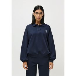 Leger Damen LeGer Sweatshirt &raquo;Enola, LeGer by Lena Gercke&laquo;, kontrastfarbene Stickerei blau 38