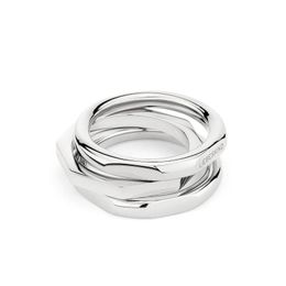 Liebeskind Berlin Ring-Set &raquo;Schmuck Geschenk Edelstahl Ring Urban Chic&laquo; silber