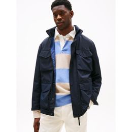 Tommy Hilfiger Herren Fieldjacket &raquo;PACKABLE FIELD JACKET&laquo; mit Kapuze Winterjacke, Outdoorjacke Kapuze im Kragen verstaubar blau XXL