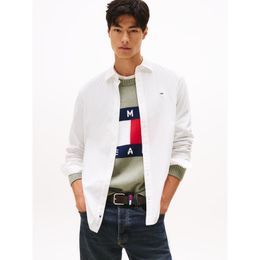 Tommy Jeans Herren Langarmhemd &raquo;TJM POPLIN&laquo; Regular fit, Kentkragen beige XL, N-Gr