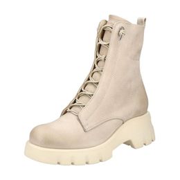 Paul Green Damen Schn&uuml;rstiefelette &raquo; Stiefelette Nubukleder&laquo; beige 40,5