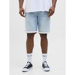 Jack & Jones PlusSize Jack & Jones Plussize Herren Jack & Jones PlusSize Shorts &raquo;JJIRICK JJICON I.K. SHOR&laquo; mit Umschlag blau 48 (7XL), N-Gr