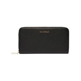 Coccinelle Leder-Geldb&ouml;rse in Schwarz - (B)19 x (H)11 cm - 28% | Portemonnaies-etuis