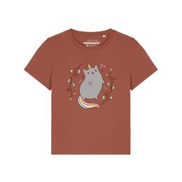 Watapparel Shirt 'Unicorn Cat' female Red size M