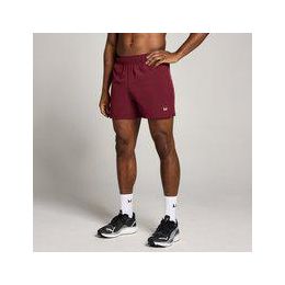 Myprotein MP Herren Training 5 Woven Shorts - Dunkelrot - L