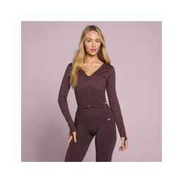Myprotein MP Damen Tempo Nahtlos Verk&uuml;rzte Jacke - Fudge - S