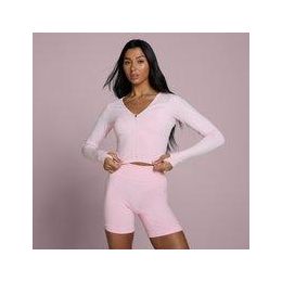 Myprotein MP Damen Tempo Nahtlos Verk&uuml;rzte Jacke - Blush - M